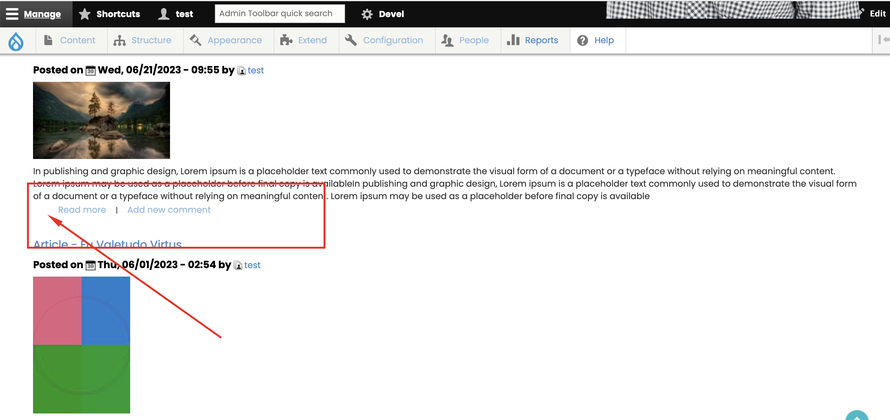 Extra space is coming in read more button. [#3368687] | Drupal.org